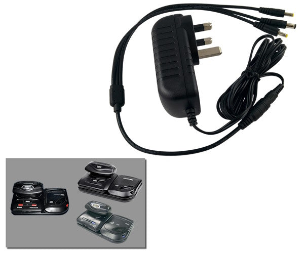 Power Supply 3-in-1 for Sega Mega Drive/Genesis+CD+32X